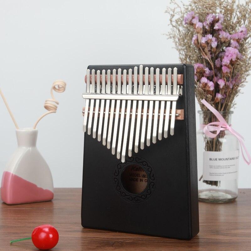 17 Key Thumb Piano Mahogany Finger High-Quality Wood Mbira Likembe Per ...
