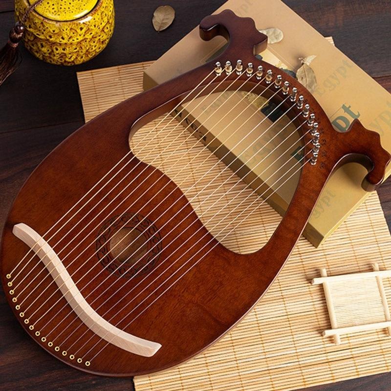 Lyre Harp, 16 String Mahogany Body String Instrument Body Instrument w ...